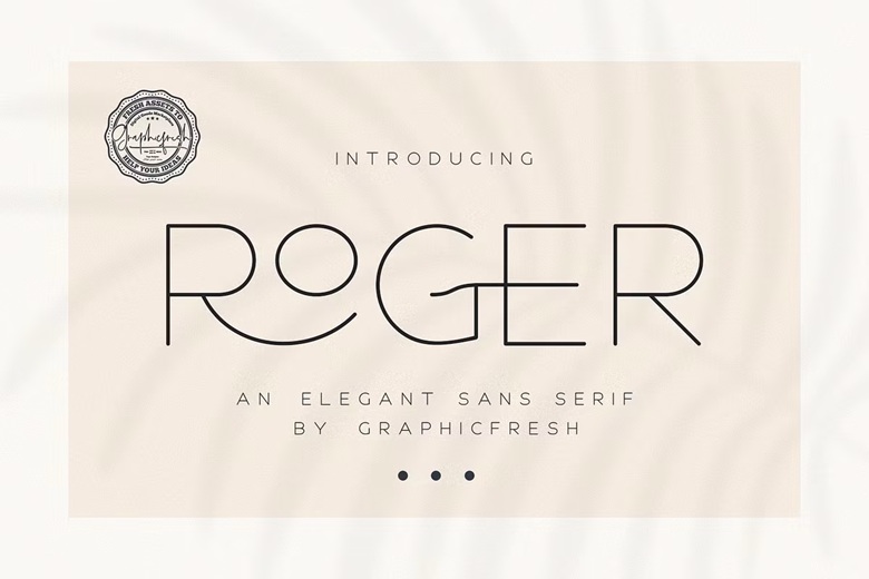 Roger Font - Dafont Free